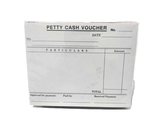 Petty Cash Voucher Pad – Office and Paper Ally Co Ltd