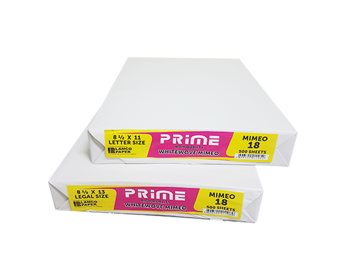 Prime Whitewove Mimeo Paper S18 – Office and Paper Ally Co Ltd