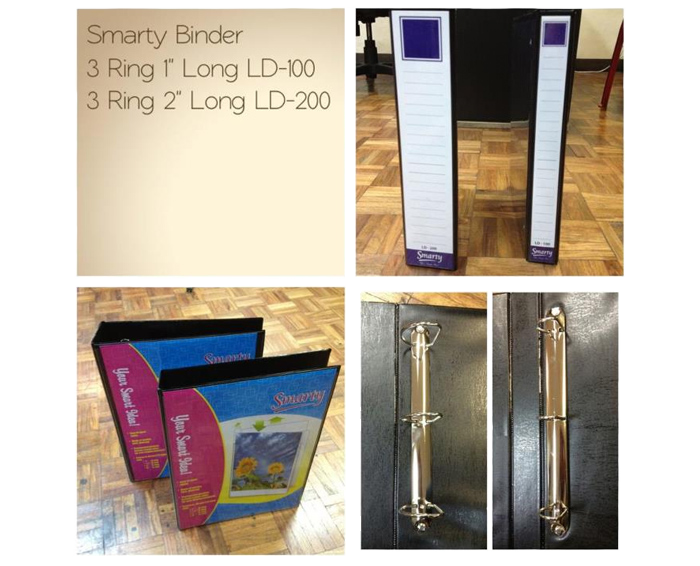 SMARTY 3-Ring 1", Long (LD100) Binder – Office and Paper Ally Co Ltd